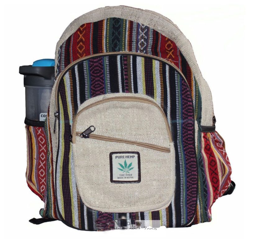 Himalayan Pure Hemp Boho Backpack, Manufacturer, Wholesaler & Exporter ...