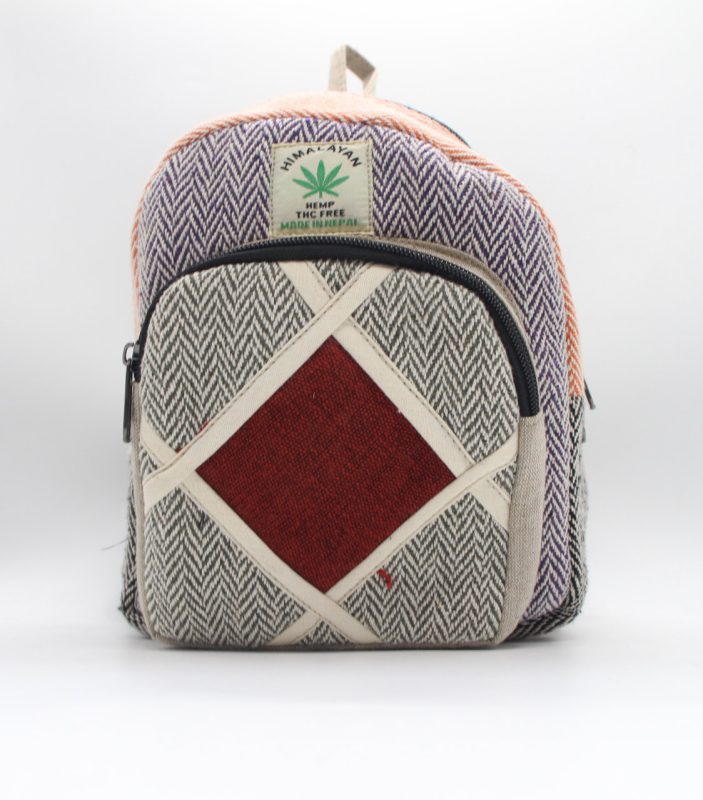 Himalayan Fairtrade Small Hemp Back PackWholesale, Mini Small Hemp Back ...