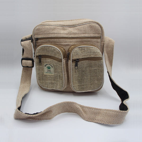 Hemp Cross Body Bags - Bohemian Hemp Bags from Nepal